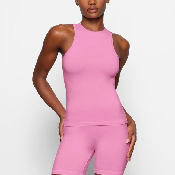 SKIMS | Tops | Skims Outdoor Collection Pink Set | Poshmark